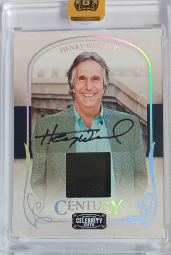 2008 DONRUSS CELEBRITY CUTS HENRY WINKLER AUTOGRAPH/SWATCH SSP #6/50 ...