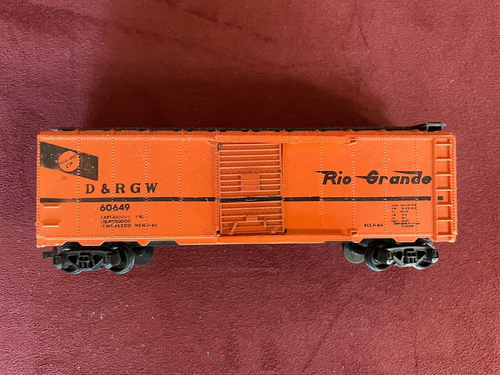 HO Scale Model Train Orange Box Car Rio Grande | eBay