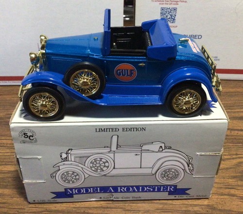 VINTAGE LIBERTY CLASSICS MODEL A ROADSTER GULF BANK | eBay