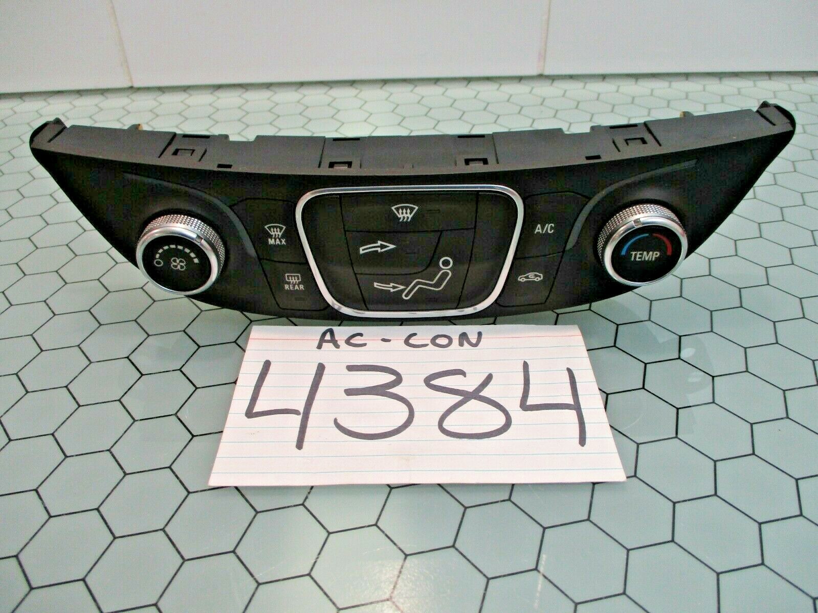 16 17 18 Chevrolet Malibu AC and Heater Control Used Stock #4384-AC | eBay