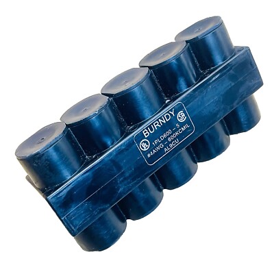 BURNDY 5 PORT MULTI TAP CONNECTOR 1PLD600-5 4AWG-600KCMIL | eBay