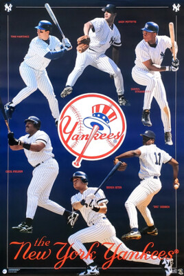New York Yankees 1996 23x35 POSTER - DEREK JETER Rookie, Pettitte ...
