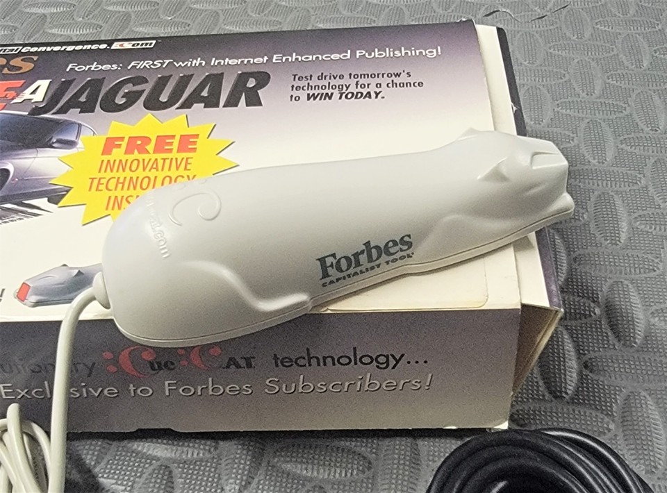 Cue Cat Barcode Scanner Forbes Digital Convergence.com, New, Sale! | eBay