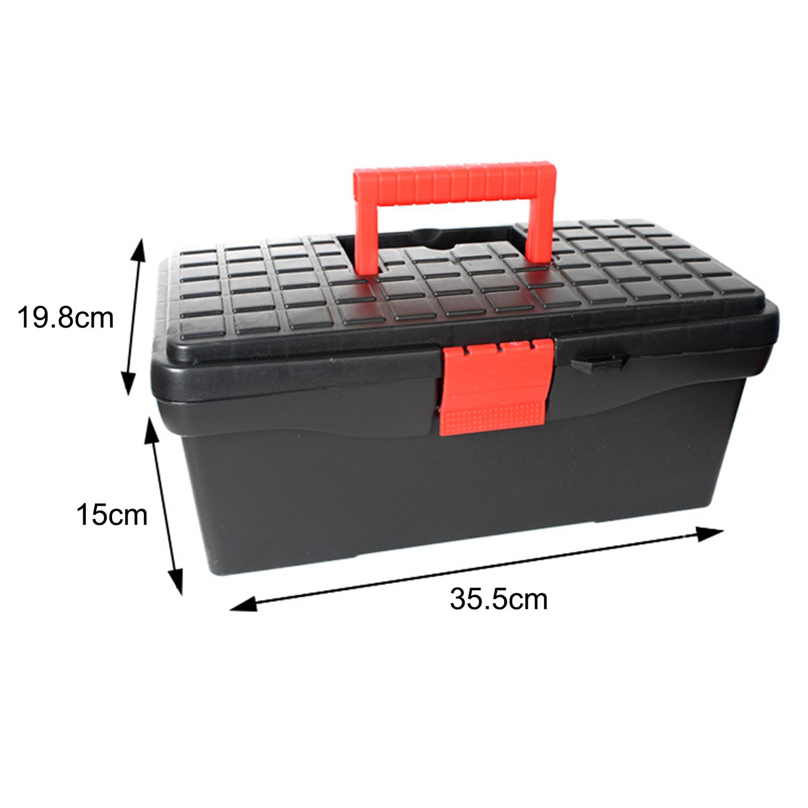 (2)Electrician Hardware Tool Box 2 Layer Portable Large Capacity Tool ...