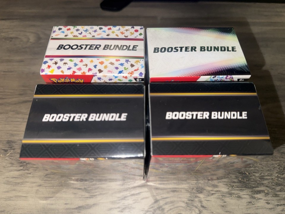 Lot Of 4 Pokemon Booster Bundles ; Mega Evolution, 151, Prismatic Evolution | eBay