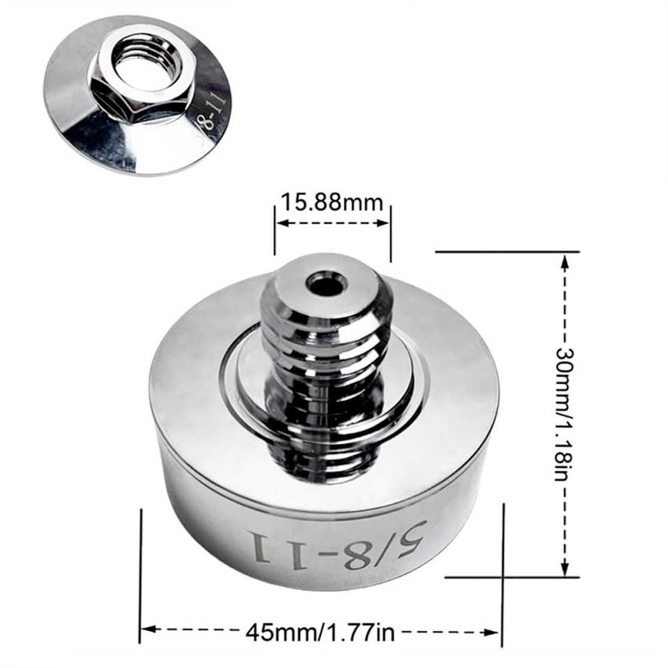 Pull-Ring Flange Nut Angle Grinder Conversion Set Easy Installation ...