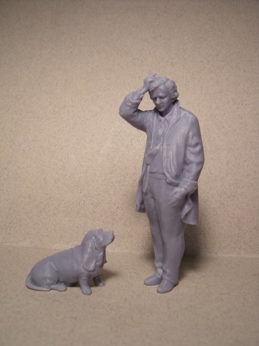 FIGURINE 1/18 COLUMBO ET CHIEN VROOM FOR SOLIDO WELLY MINICHAMPS NOREV ...