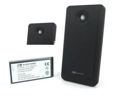 OEM Mugen Power 3500mah Extended Life Battery And Door For Nokia Lumia ...