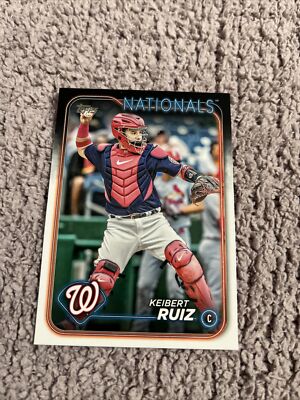2024 Topps Series 1 #239 Keibert Ruiz Washington Nationals Baseball ...