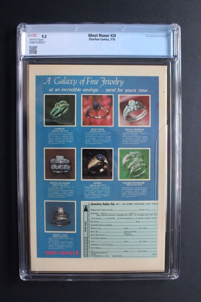 Ghost Manor #24 Leech VAMPIRE Sanho Kim DITKO Morisi Boyette 1975 Top-2 ...