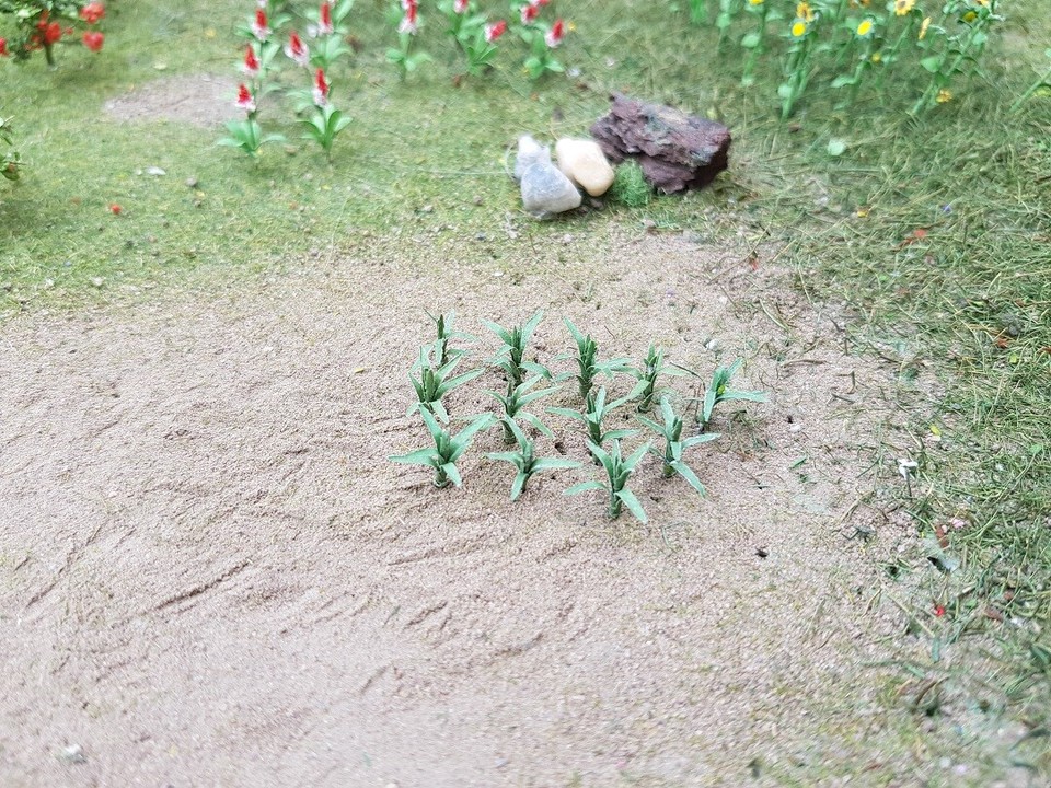 MP SCENERY 32 Young Corn Stalks N Gauge Model Railroad Farm Layout ...