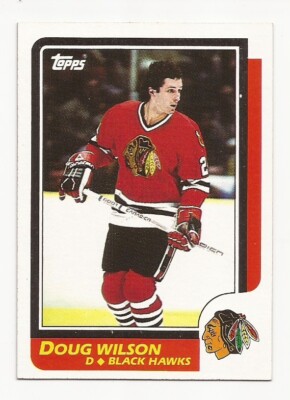 1986-87 Topps Blackhawks Doug Wilson Hockey Card #106 | eBay