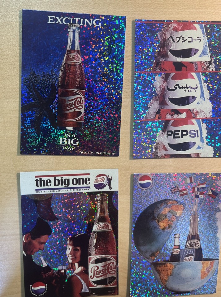 Pepsi Cola Around The Globe PRISM FOIL Chase Card Set F1-F6, 2000 Dart ...