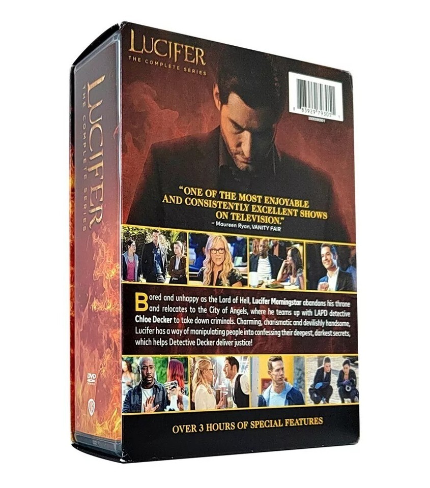 Lucifer: the Complete Series Seasons 1-6 (DVD, 2022, 20-Disc Box Set ...