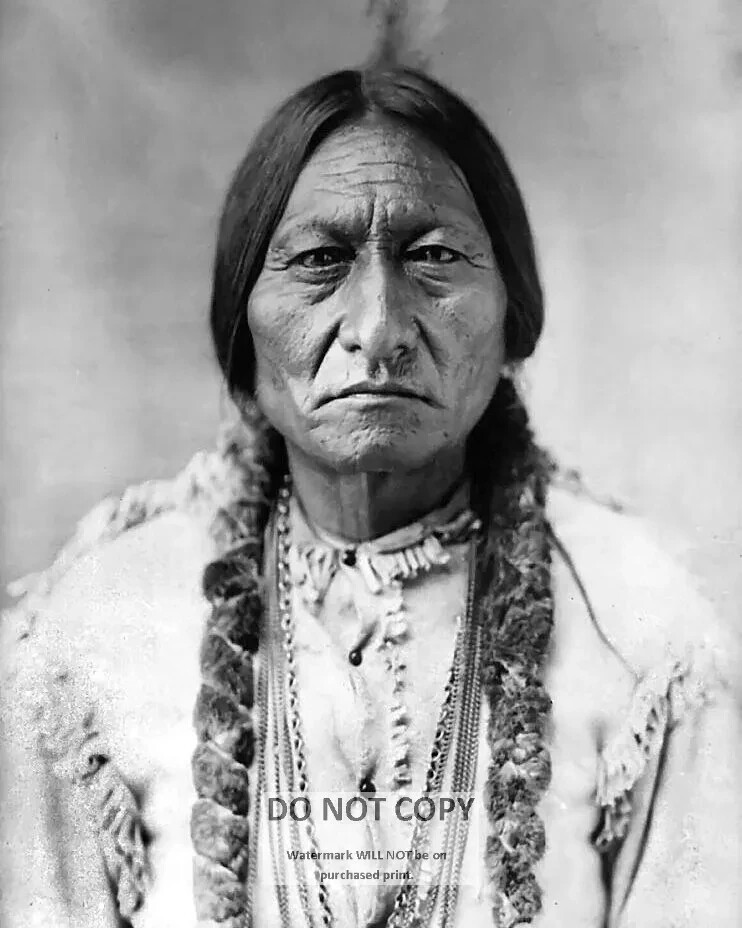 SITTING BULL, CIRCA 1883 HUNKPAPA LAKOTA LEADER - 8X10 HISTORIC PHOTO ...