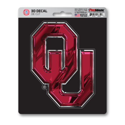 New NCAA Oklahoma Sooners Premium Vinyl Die Cut 3D Decal / Sticker | eBay