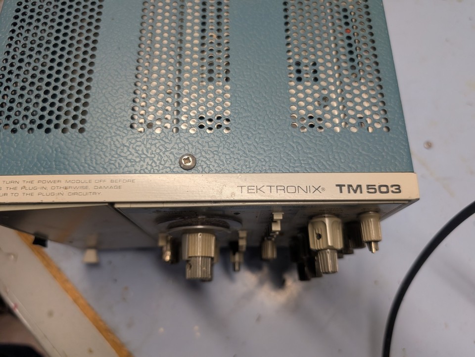 TEKTRONIX TM 503 Power Module FG 504 Function Generator | eBay