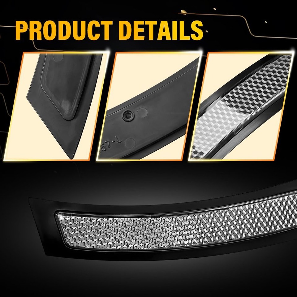 L+R Clear Bumper Front Side Marker Reflectors For 2007-2013 BMW 3 ...