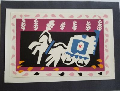 Henri Matisse " The Burial of Pierrot " Mounted off-set Lithograph 7 ...