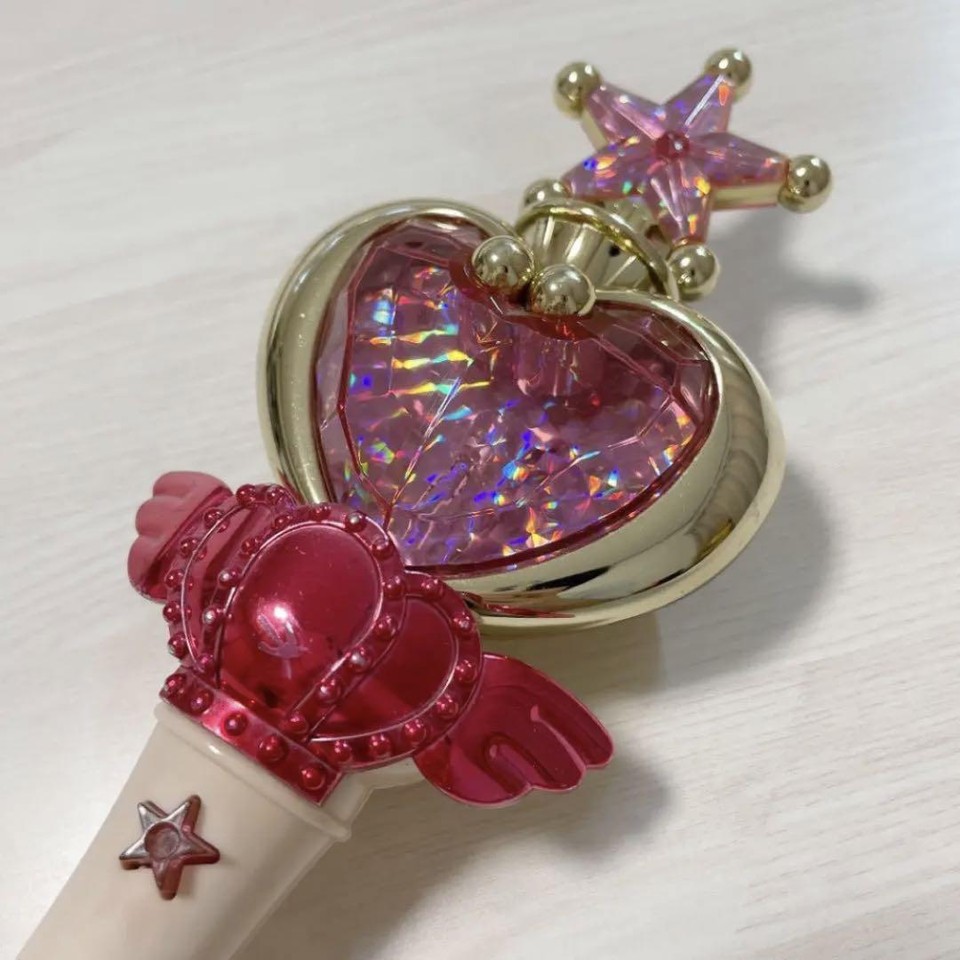 Bandai Sailor Moon Pink Moon Stick Chibi Moon | eBay