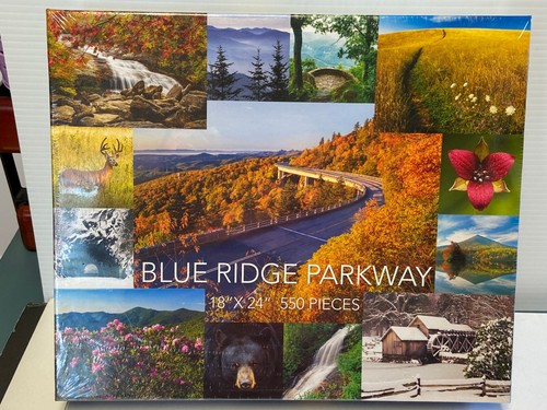 Blue Ridge Parkway 550 Piece Puzzle made in USA (J.Scott Graham) size ...