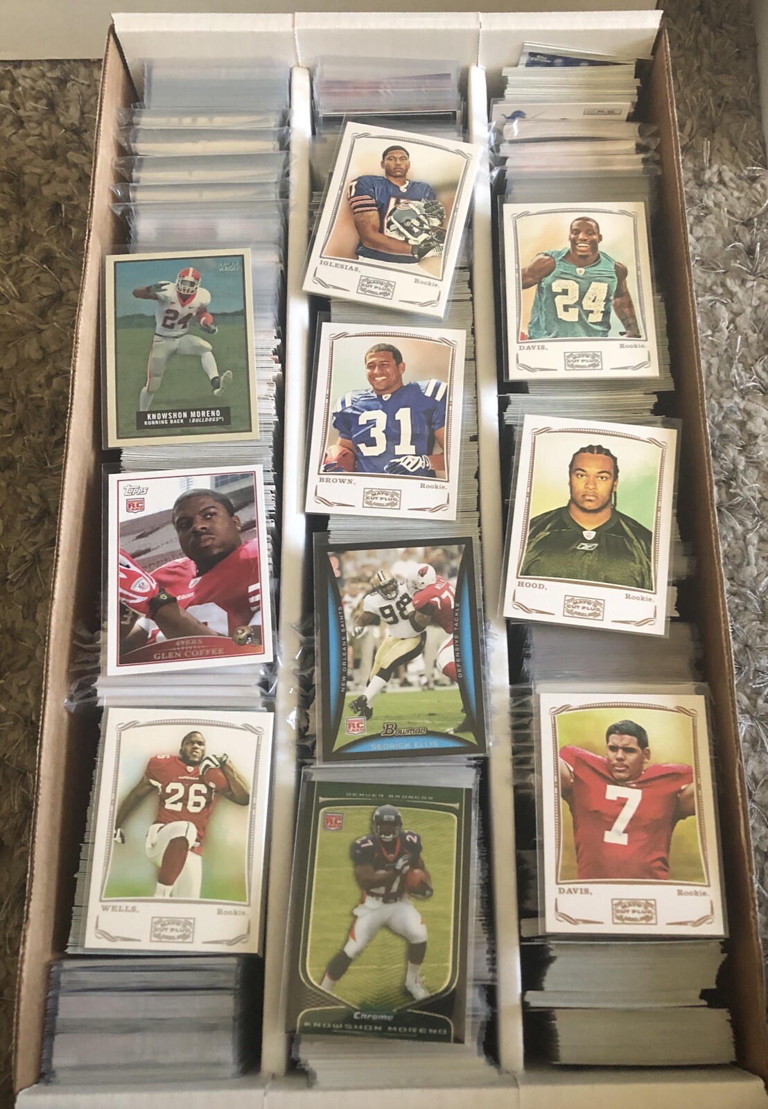 Lot Of 50 NFL Football Cards. All Cards Are Rookies. Over 1k Sold!!! | eBay
