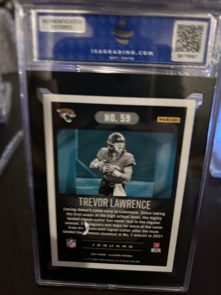 2021 Panini Illusions - Trophy Collection Dots #59 Trevor Lawrence (RC ...