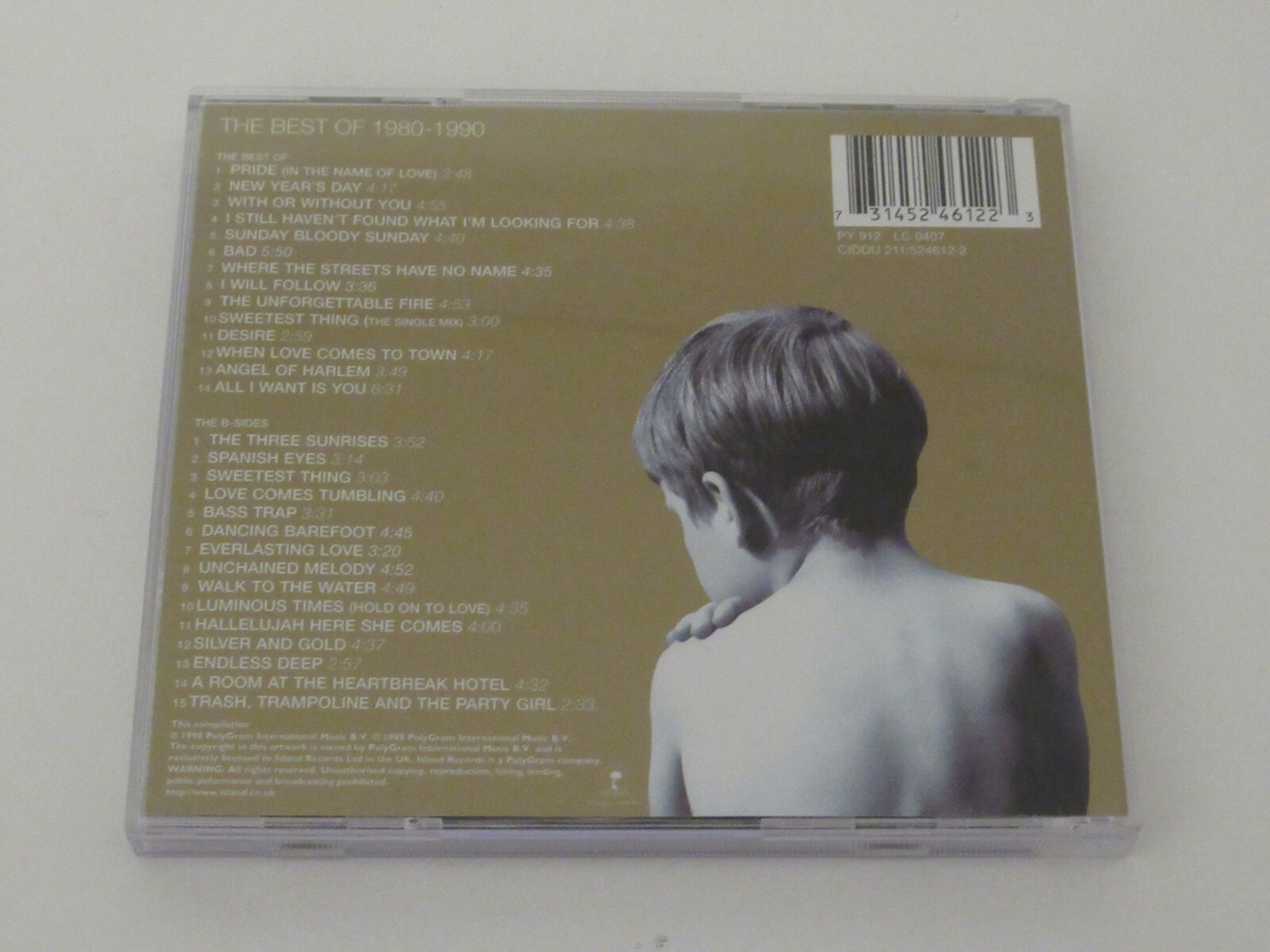 U2 – the Best Of 1980-1990&B-Sides/Island Records – Ciddu 211 2XCD ...