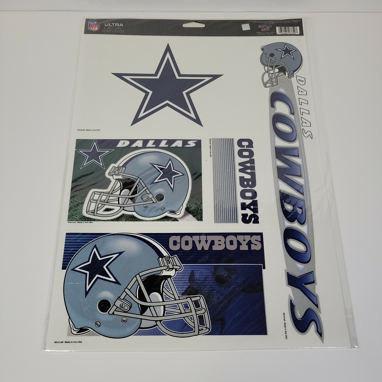 Dallas Cowboys NFL 11x17 Multi Use Ultra Decals Set of 5 Sticker Car ...