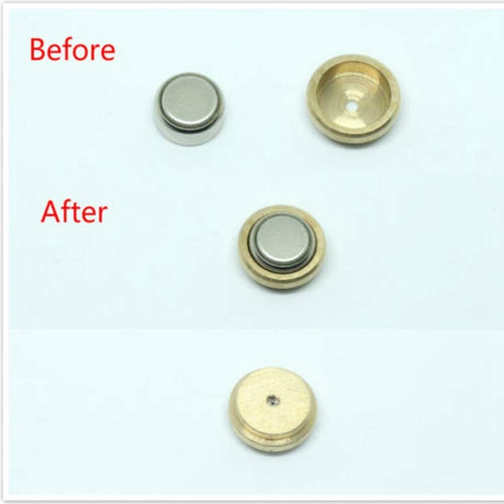 Brass Metal Battery Adapter LR44 to PX625,PX13,MR9,LR9,V625U,S625PX ...