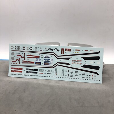 FOB Lincoln Mark VII LSC Pro Street Decal Sheet RVL 1:25 Search LBR ...