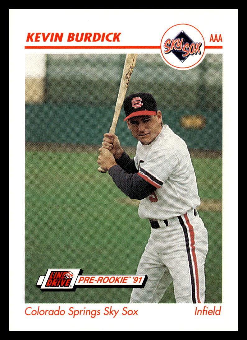 1991 Line Drive Pre-Rookie - AAA Kevin Burdick #80 (RC) for sale online ...