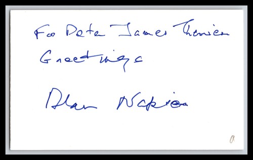 Alan Napier - Actor - 3x5 Card - Signed / Autograph (a) | eBay