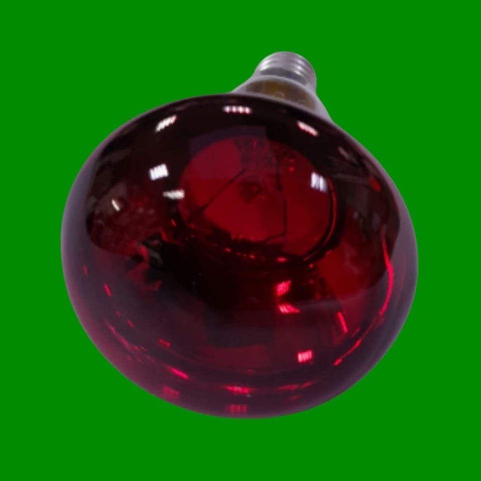 2x 40W Red Coloured R50 Incandescent Reflector Spotlight SES E14 Light ...