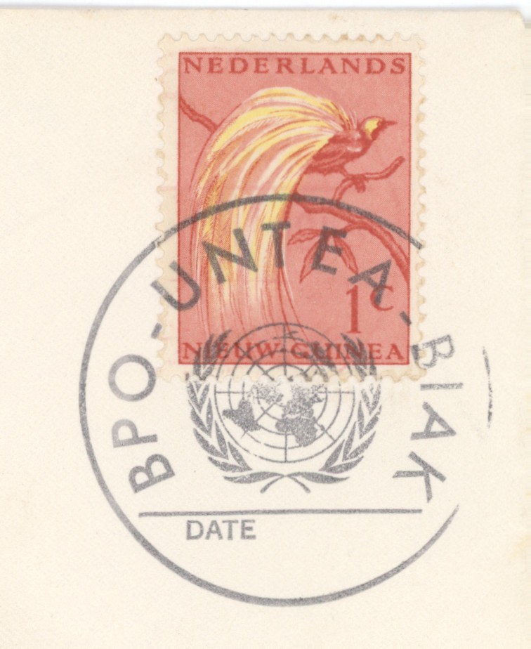 Netherlands New Guinea 1c Bird Cover UNTEA Biak Cancel To Seroei | eBay