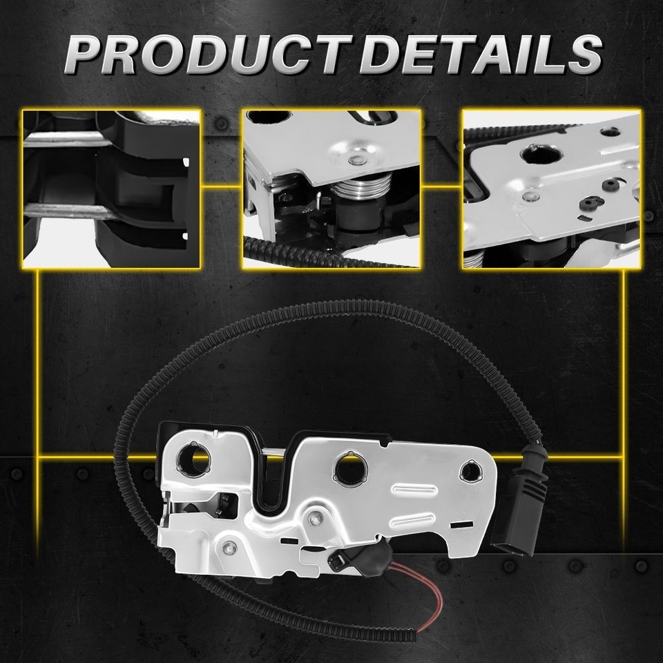 Hood Lock Latch For VW Volkswagen Golf 3GTI Rabbit 10-13 5K1823509 ...