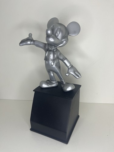 Disney Parks Mickey Mouse Silver Statue Disney World Exclusive Magic ...