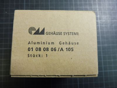 1 x Gehäuse Systeme Aluminium-Gehäuse 01080806/A105 | eBay.de