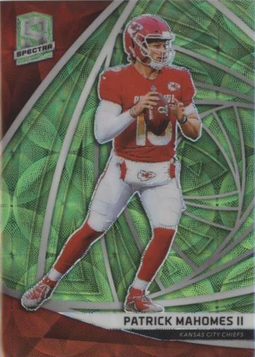 2019 Panini Spectra - Patrick Mahomes II #2 Neon Green Prizm /35 for ...