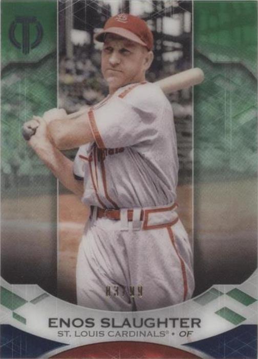 2019 Topps Tribute - Enos Slaughter #83 Green /99 for sale online | eBay