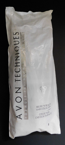 NOS 1998 Avon Techniques 4 pc Round Brush Vent Brush Detangling Comb ...