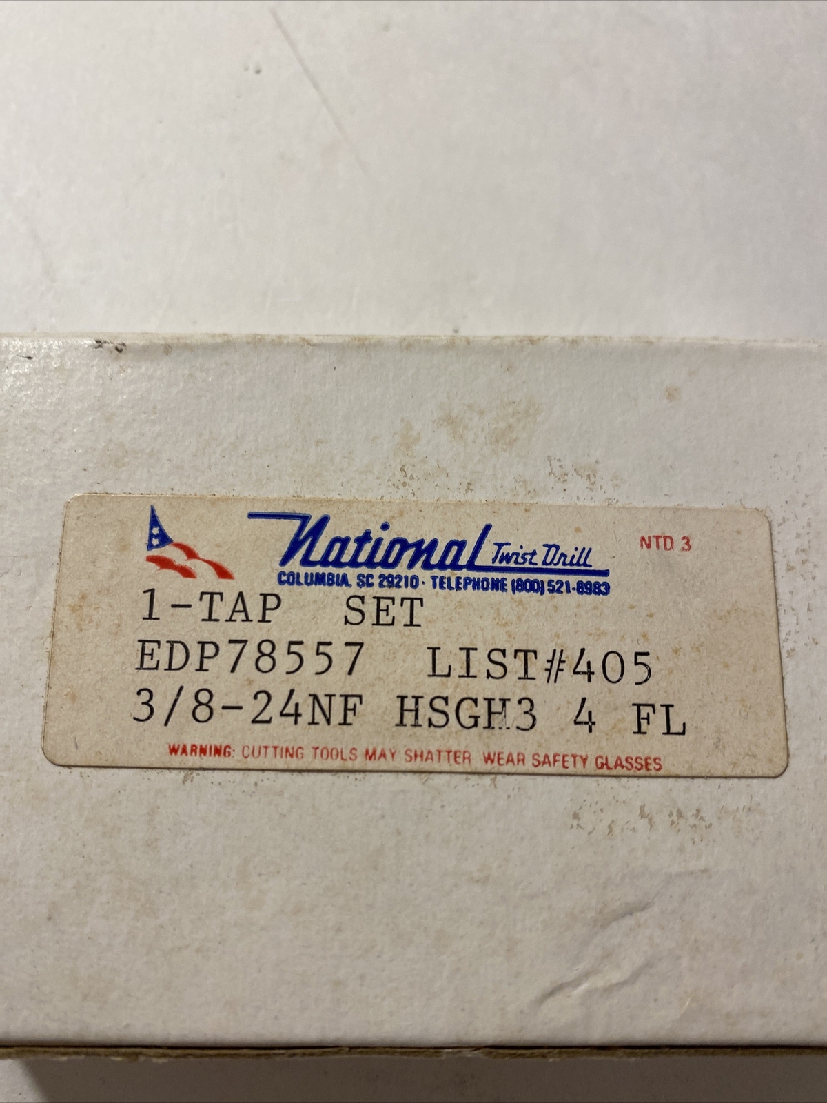 National Tap Set NOB 3/8-24 Tap Set NOB | eBay