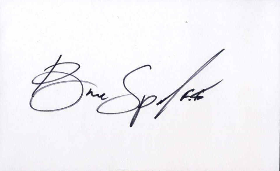 Bruce Springsteen Autograph | eBay