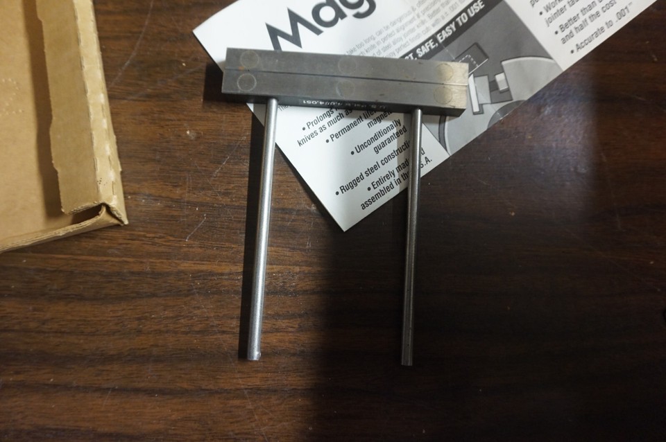 Uniquest Magna-Set - Compatible W/ Shopsmith Sets Jointer Knives, NOS ...