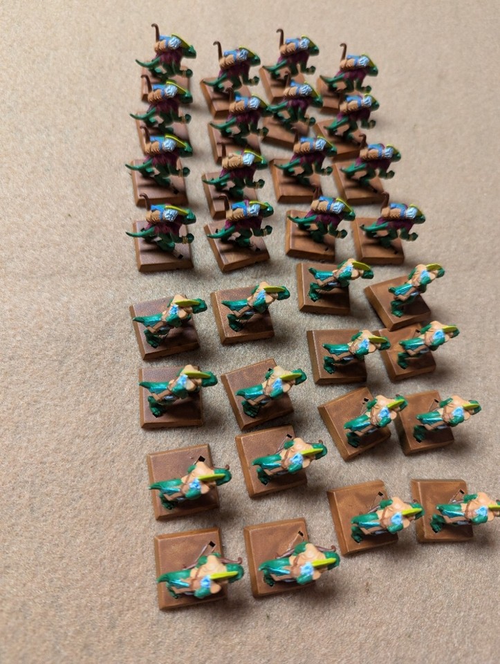 Games Workshop Warhammer Fantasy Lizardmen Skinks - 32 Plastic - OOP ...