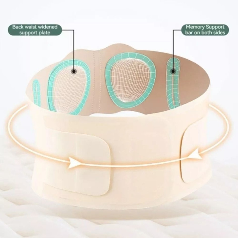 Ultra-thin Thin Waist Support Belt Sports Lumbar Support Brace Women ...