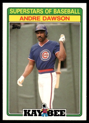 1988 Topps Kay-Bee Superstars of Baseball Andre Dawson Chicago Cubs #8 ...