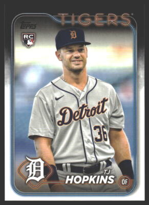 TJ Hopkins #US311 2024 Topps Update Golden Mirror SP Detroit Tigers RC ...