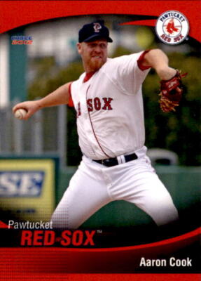 2012 Pawtucket Red Sox Choice #11 Aaron Cook - NM Baseball Card | eBay