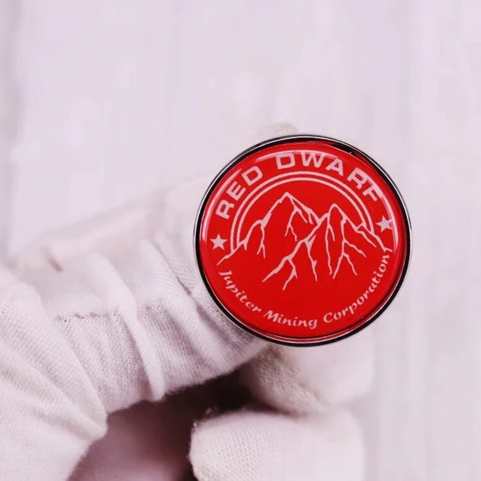 Red Dwarf Jupiter Mining JMC Enamel Pin Star Trek DSN Hat Backpack ...